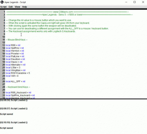 How To Install Apex Logitech G-HUB Lua Script Macro