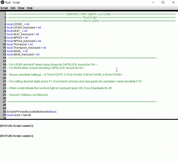 How To Install Rust Logitech G-HUB Lua Script Macro