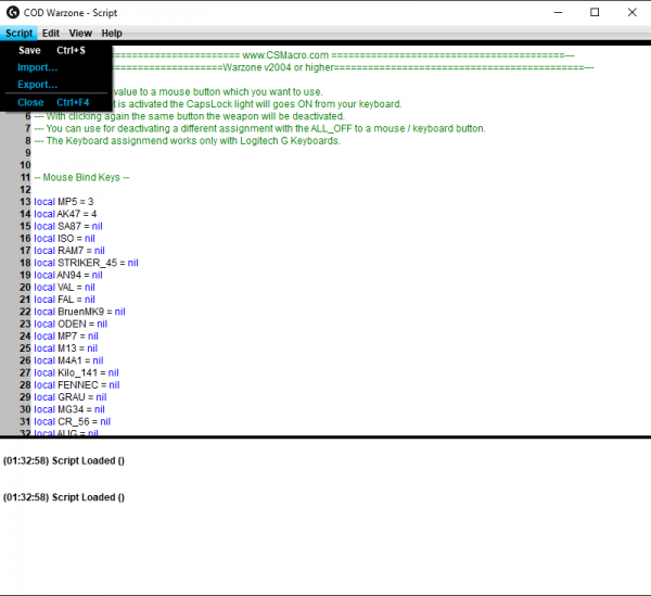 How To Install Call of Duty Warzone Logitech G-HUB Lua Script Macro